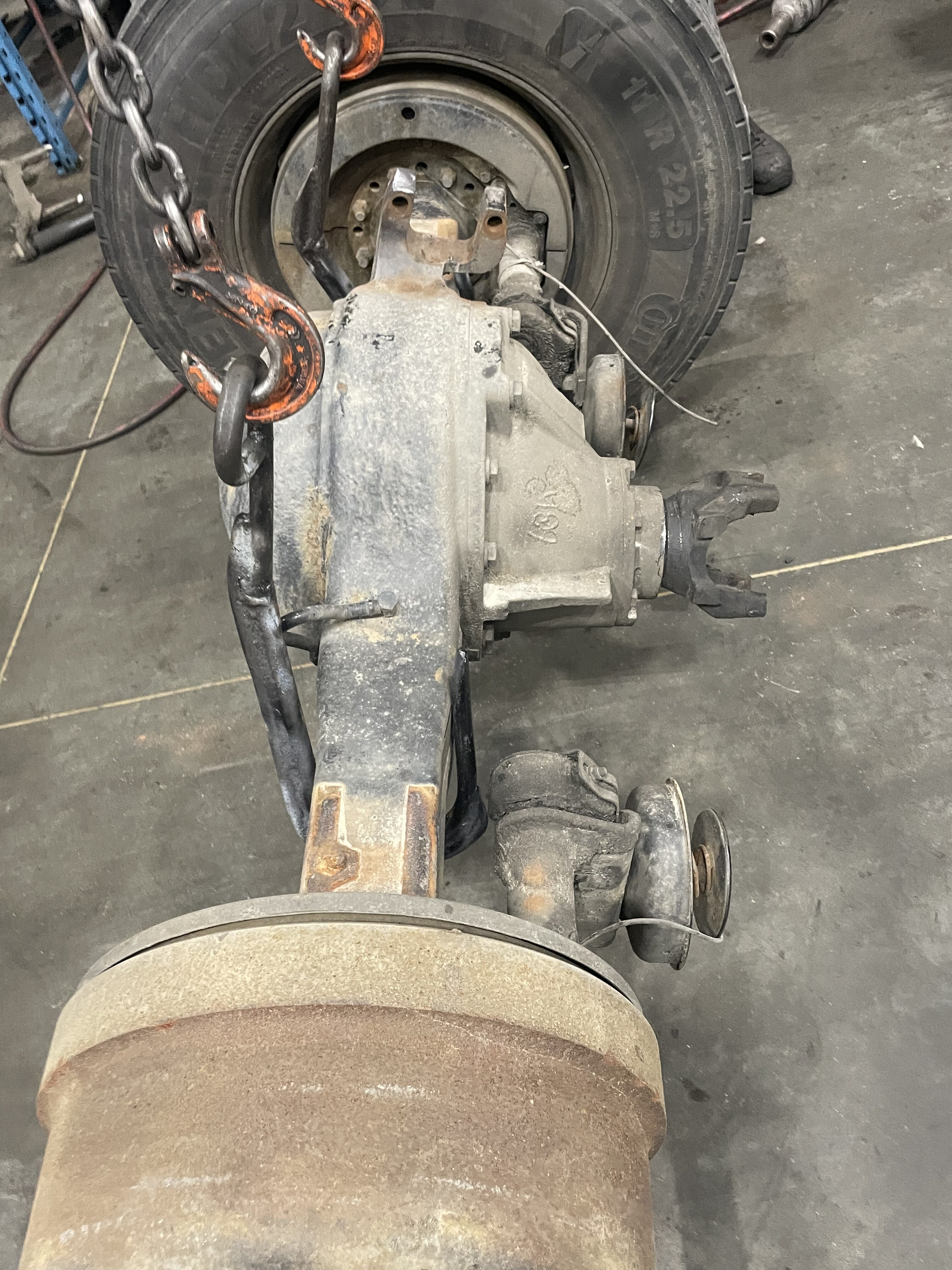 Replaced both diff with housings Meritor RT46-160 Full Lockers Ratio 3. ...